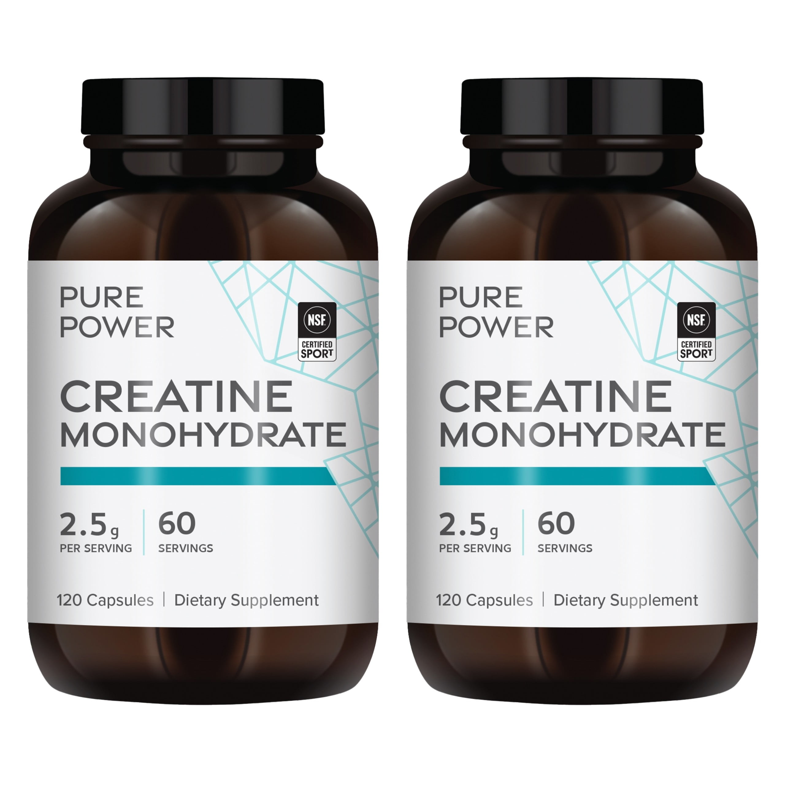 Dr. Mercola Pure Power Creatine Monohydrate, 60 Servings (120 Capsules ...