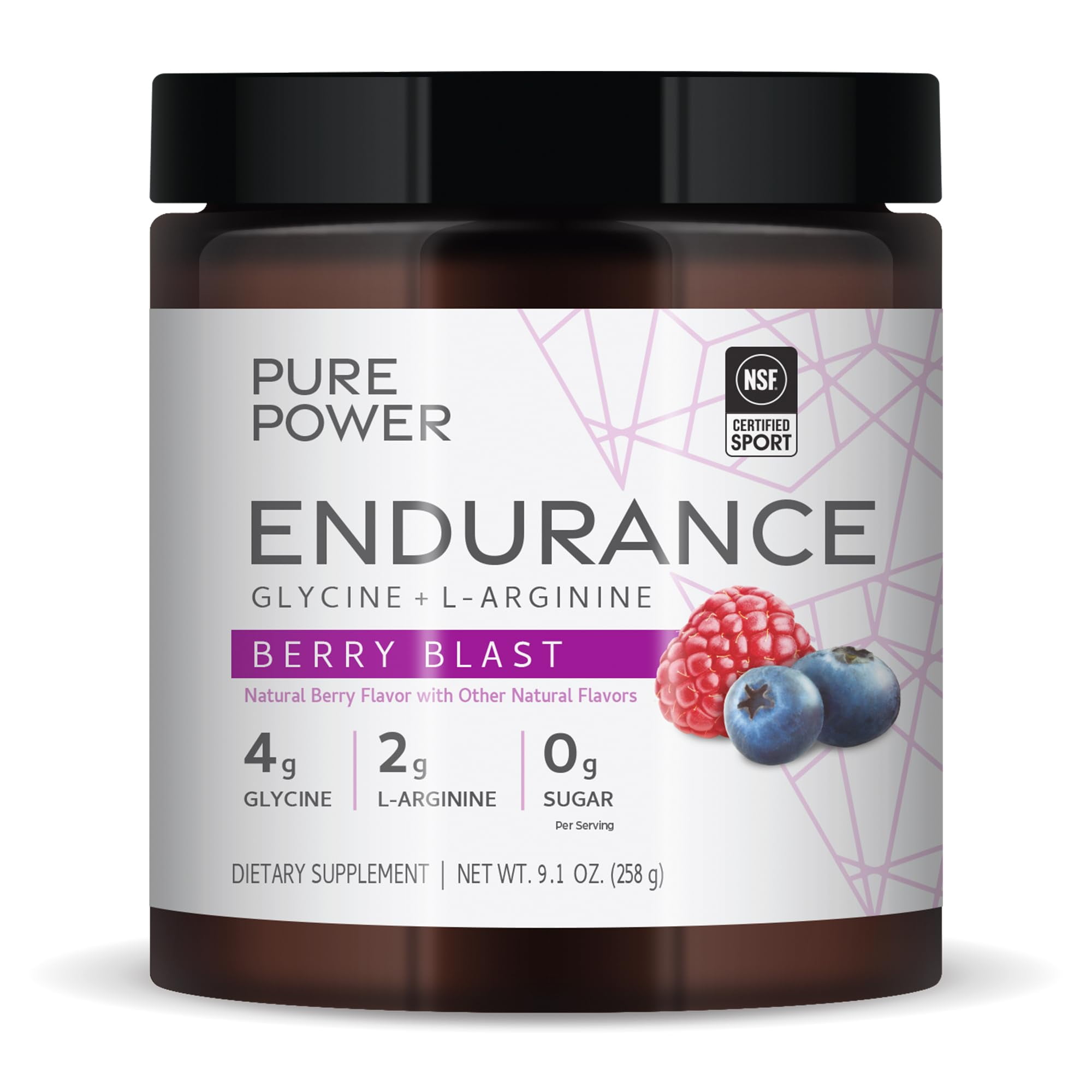 Dr. Mercola Pure Power Endurance Powder, Berry Blast Flavor, 9.1 oz ...