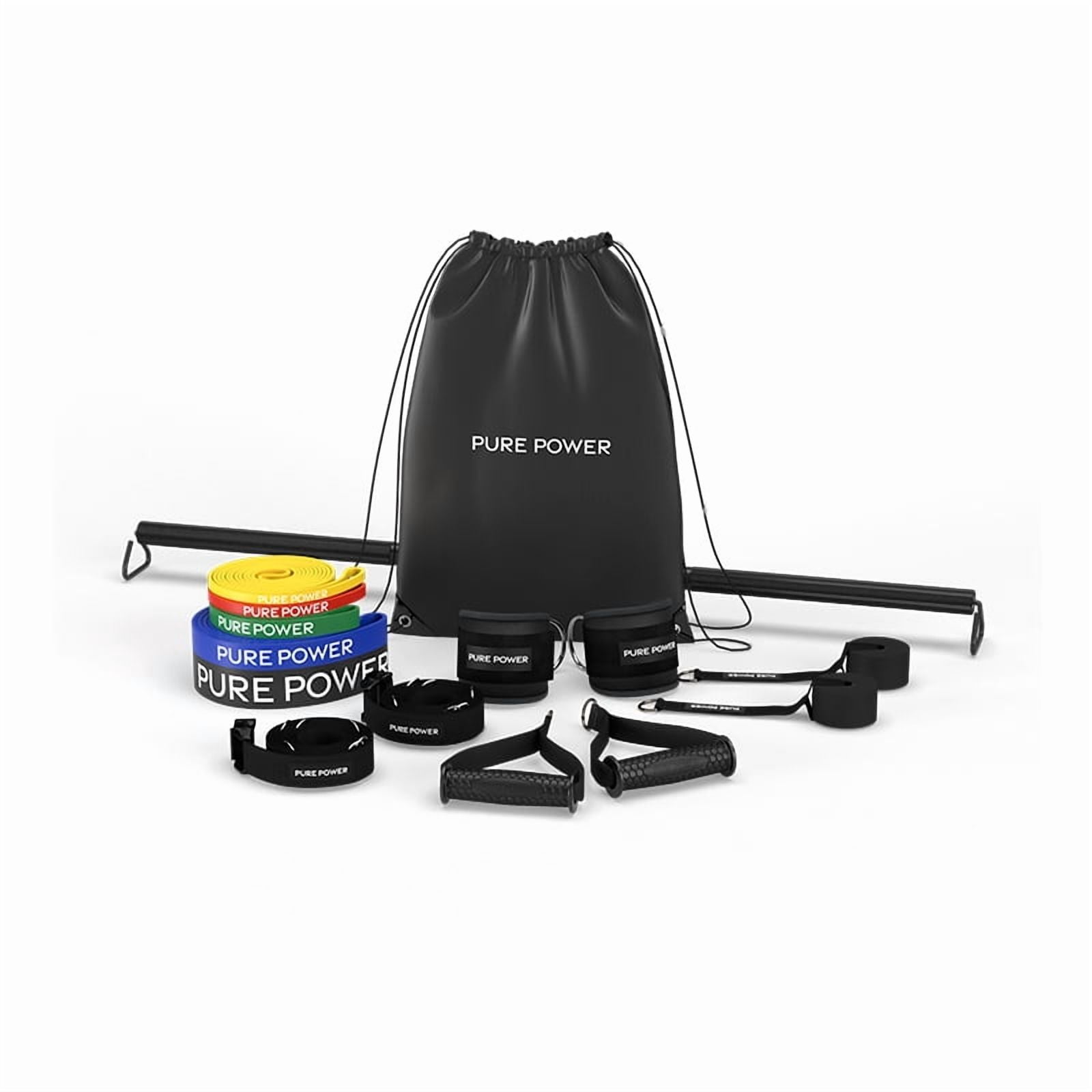 Dr. Mercola Pure Power Resistance Bands - Elite Set, 5 Bands 10-170 lb ...