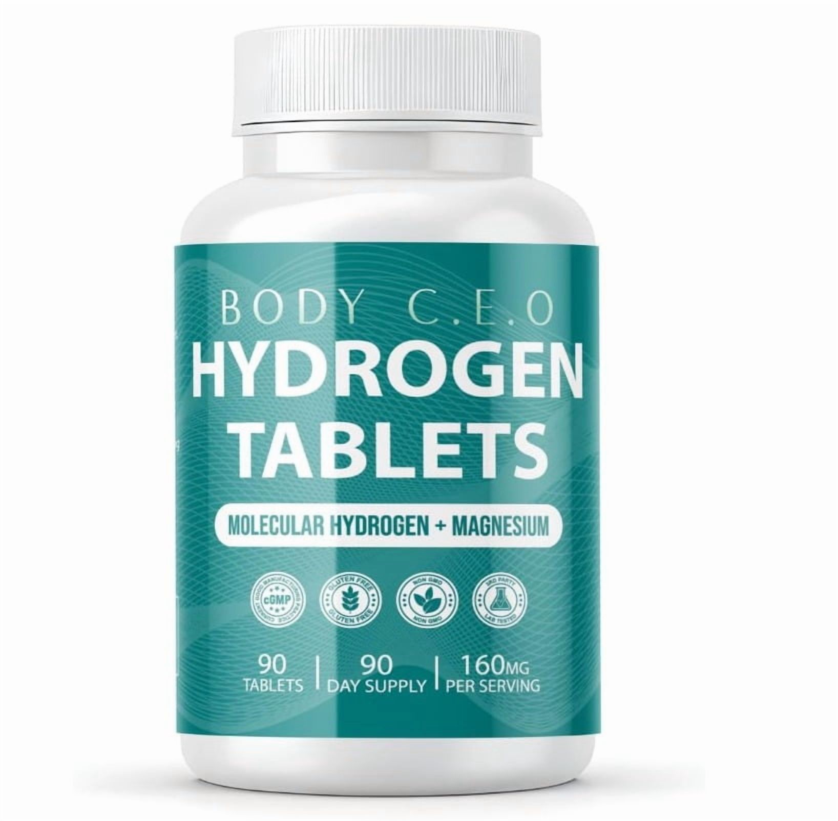 H2 Molecular Hydrogen Tablets, 90 Count | Creates Hydrogen-Rich Water ...