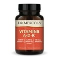 Dr. Mercola Vitamins ADK, 30 Servings (30 Capsules), Dietary Supplement ...