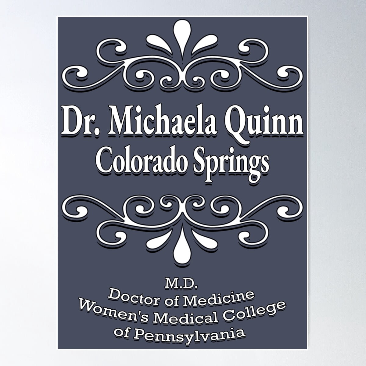 Dr. Michaela Quinn Poster Wall Art, Modern Wall Decor For Living Room ...