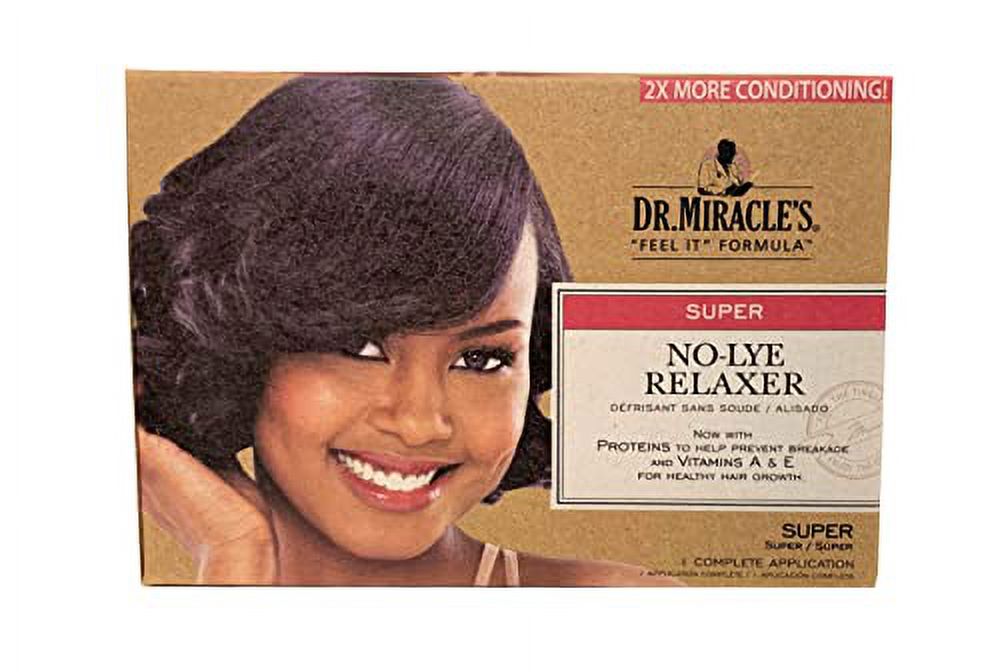 Dr. Miracle's "Feel It" Formula No-Lye Relaxer, Super 1 ea (Pack of 5 ...