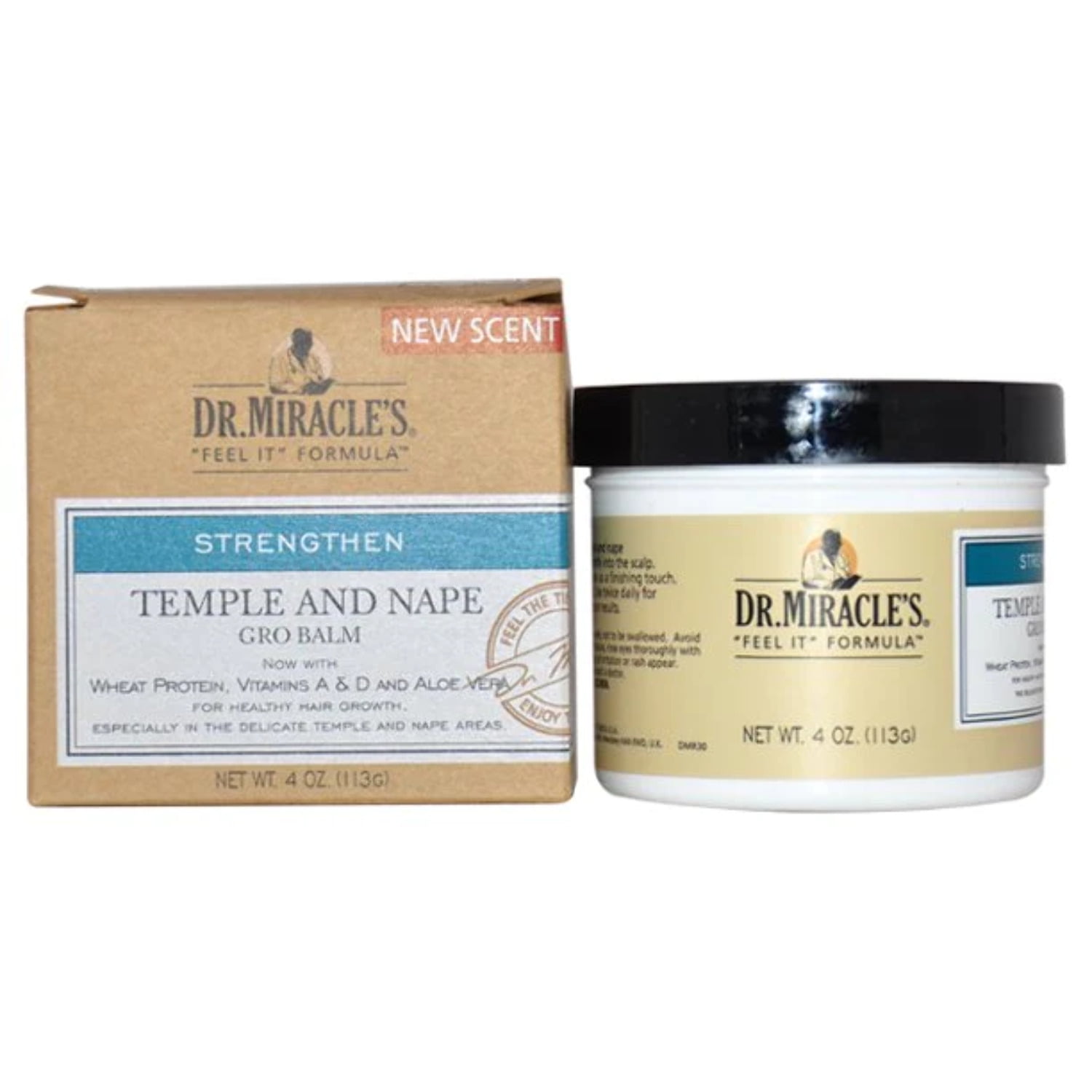 Dr. Miracle's - "Feel It" Formula Strengthen Temple And Nape Gro Balm ...