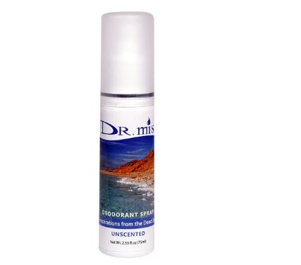 Dr. Mist Deodorant Spray Unscented - 2.53 fl oz Pack of 4 - Walmart.com