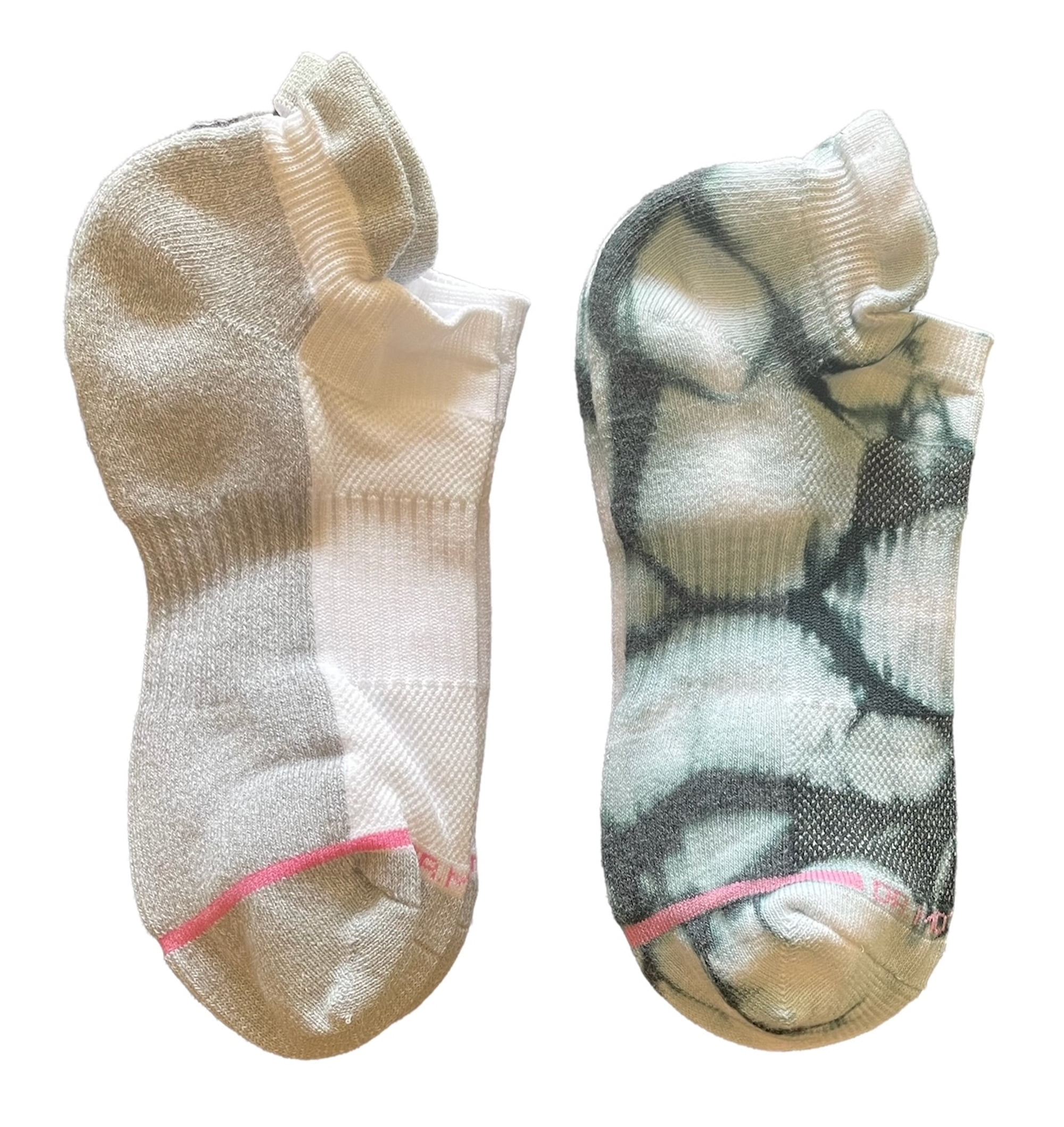 Dr. Motion Womens Socks, No Show, Compression, Black Tie Dye, Shoe Size ...