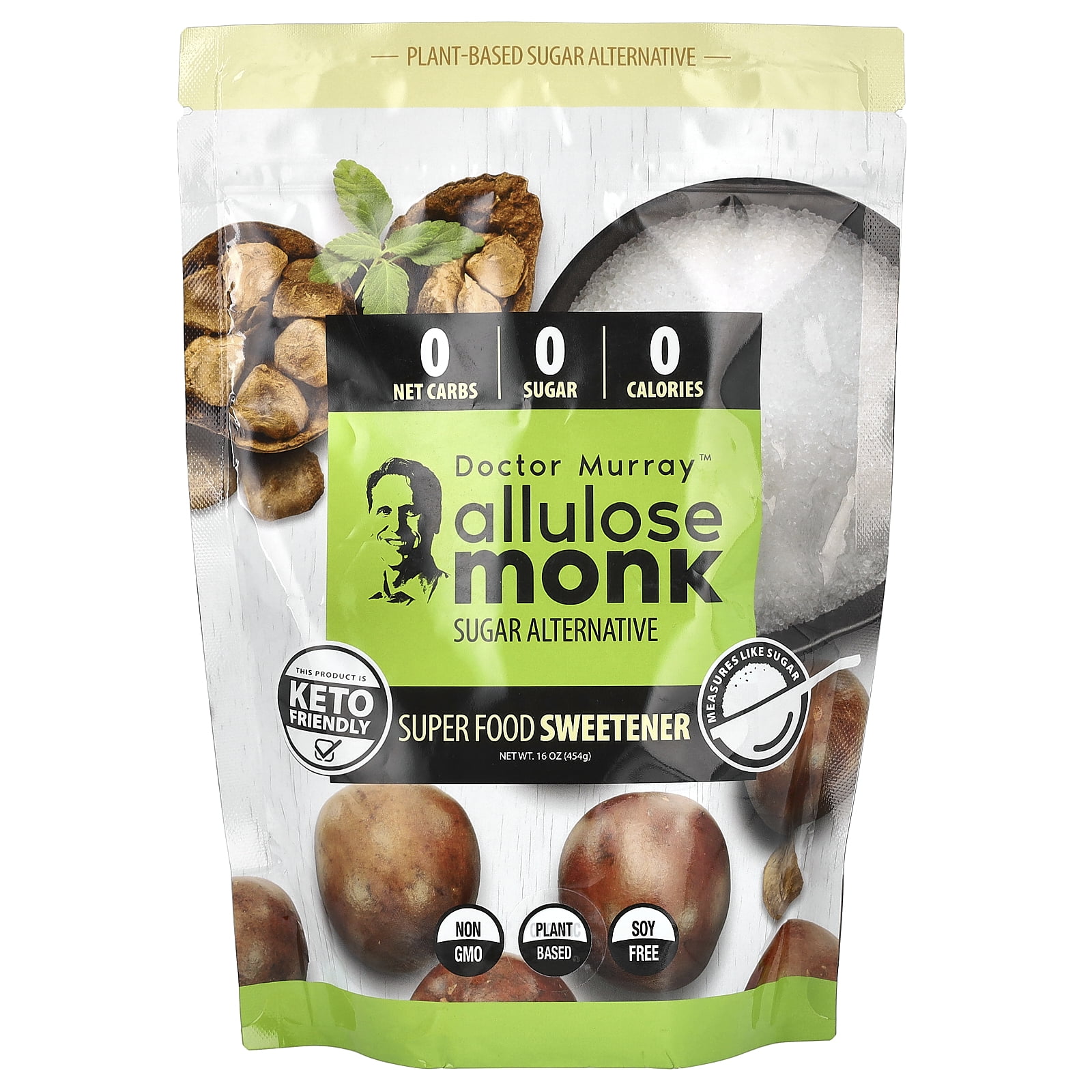 Dr. Murray's Allulose Monk, Sugar Alternative, 16 oz (454 g) - Walmart.com