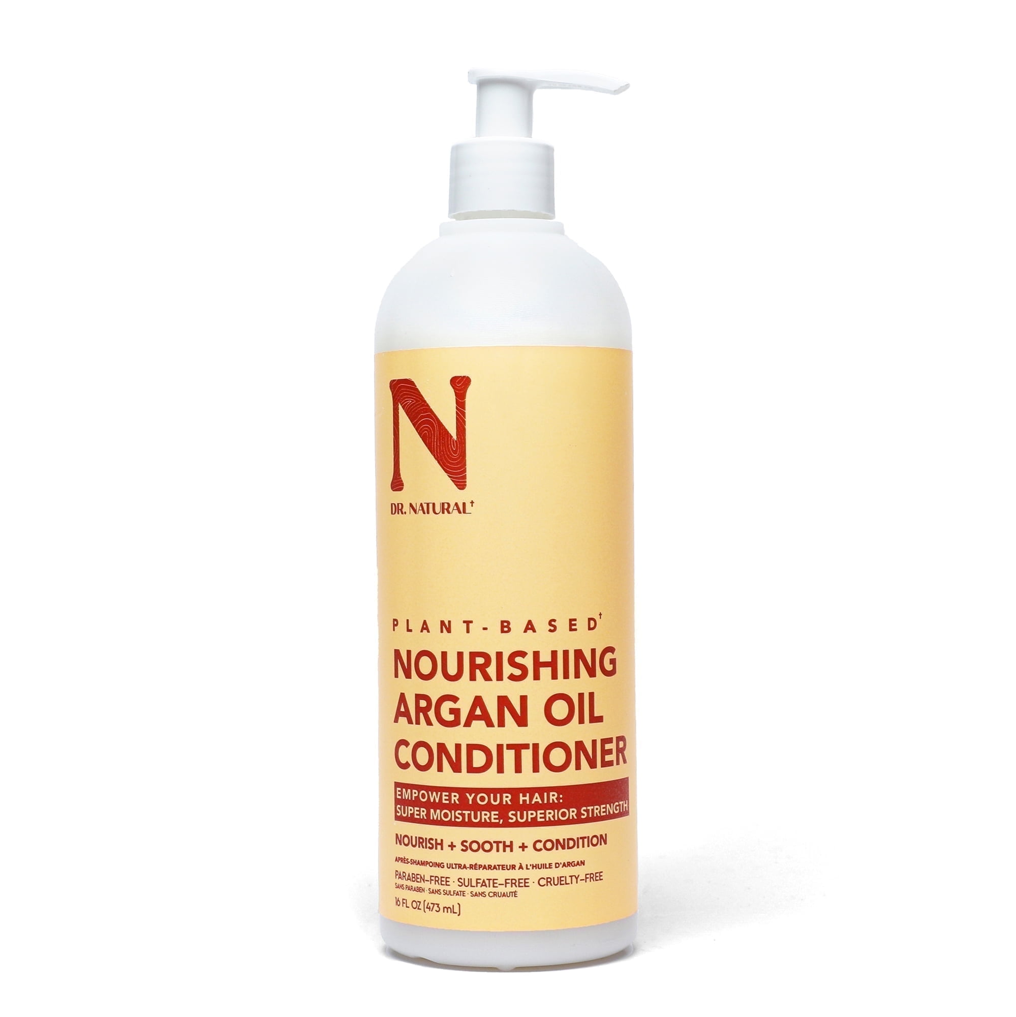 Dr. Natural Conditioner, Hair Conditioner, Frizz Control, Argan Oil, 16 ...