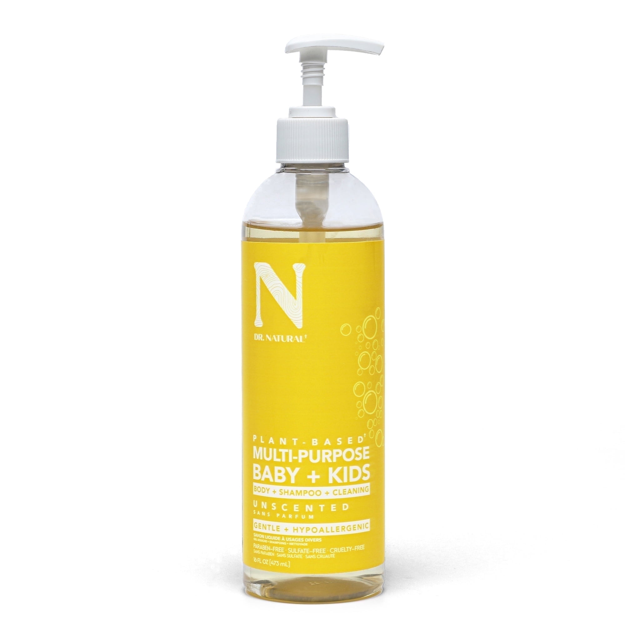 Dr. Natural Multi-Purpose Baby Plus Kids Soap, Unscented, 16 oz ...