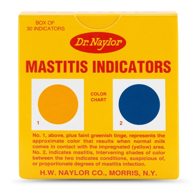 Dr. Naylor Mastitis Milk Indicators, 30 Count - Walmart Business Supplies