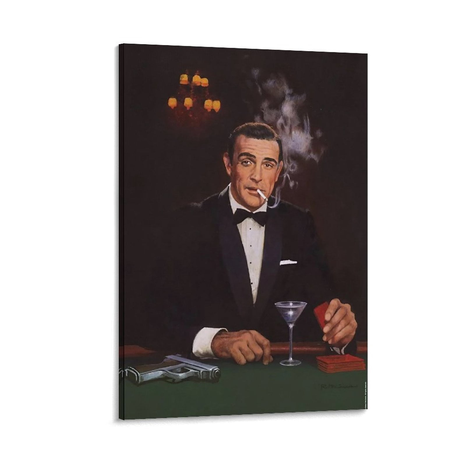 Dr. No James Bond Movie Poster Print 2 (2) Canvas Wall Art Poster ...