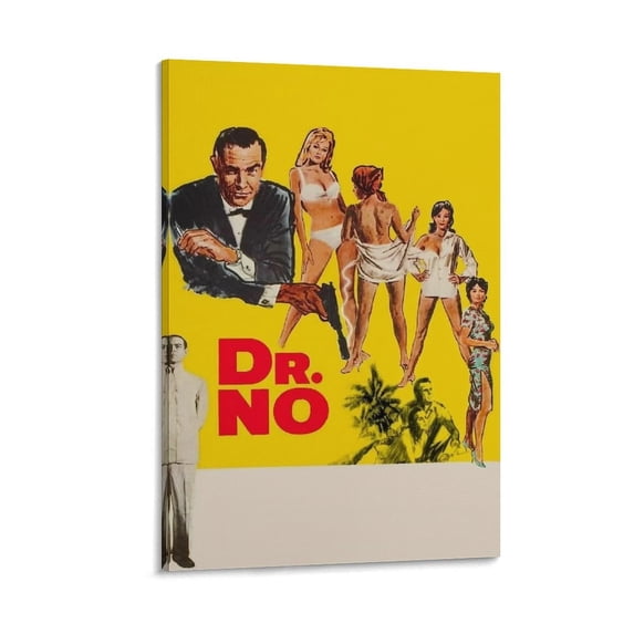 Dr. No James Bond Movie Poster Print 3 (6) Posters Wall Art Painting ...