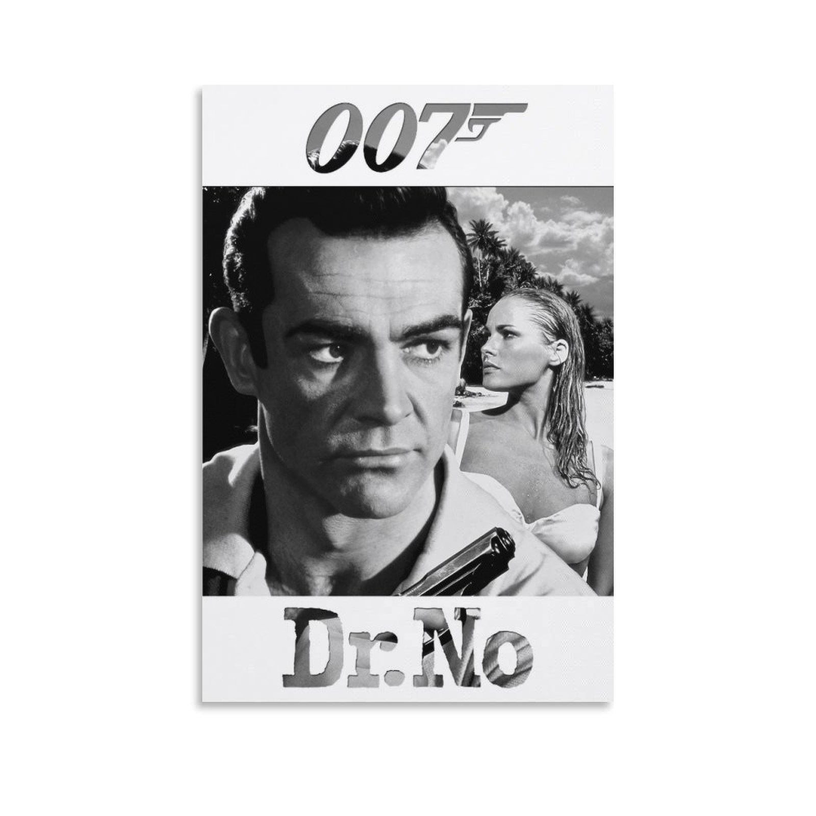 Dr. No James Bond Movie Poster Print 5 (1) Canvas Poster Wall Art ...