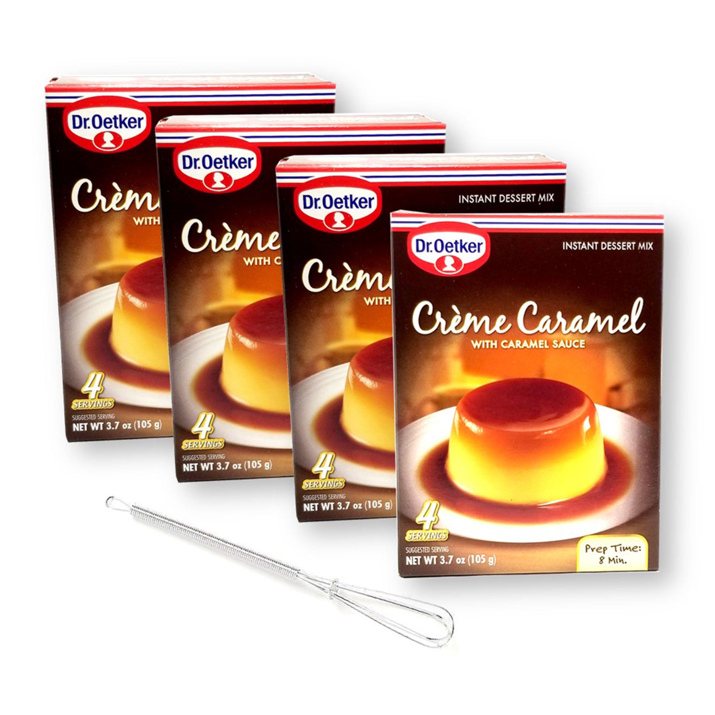 Dr. Oetker Creme Caramel with Caramel Sauce Instant Dessert Mix 3.7 Oz ...
