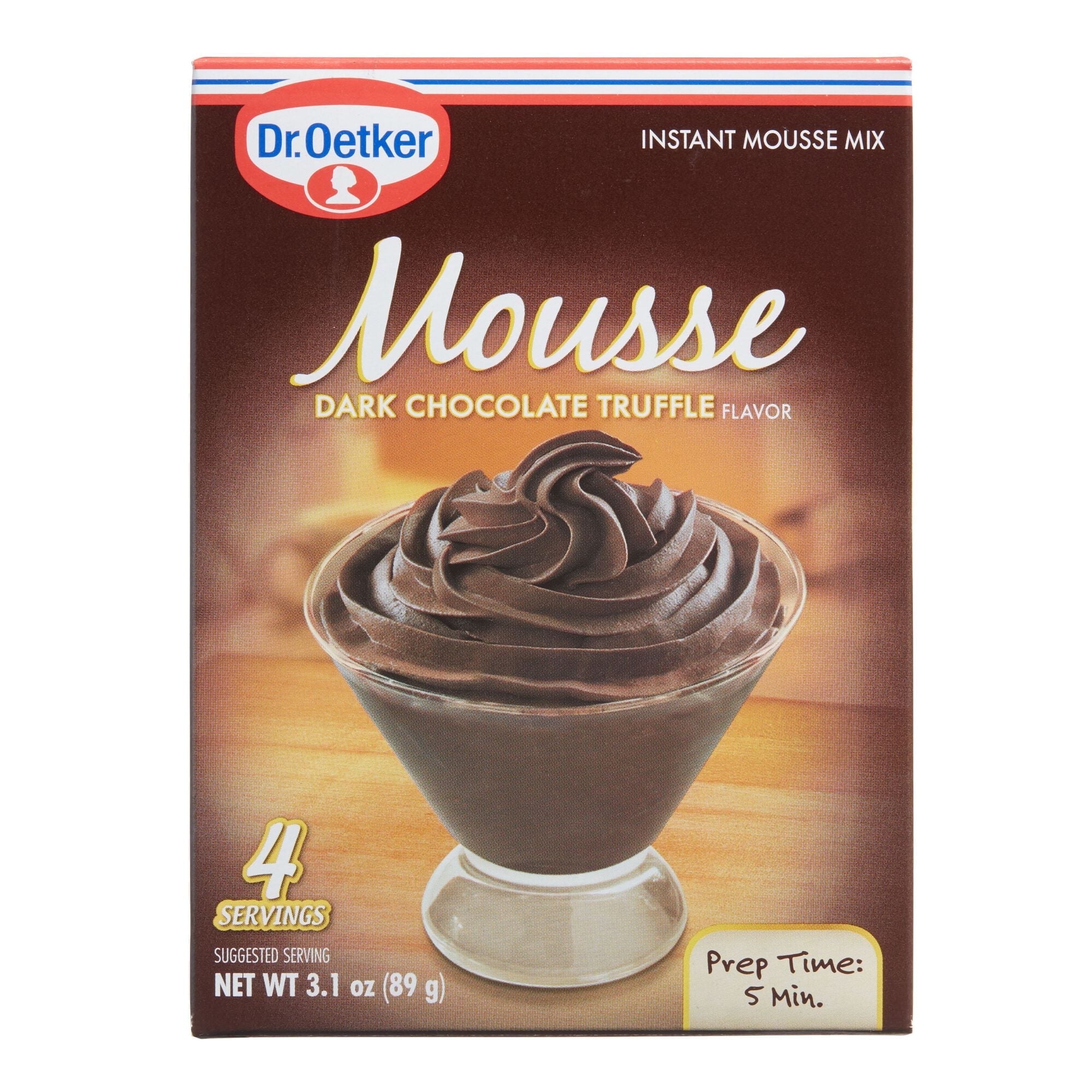 Dr. Oetker Dark Chocolate Truffle Mousse Mix 3.1 oz. 2 ea - Walmart.com