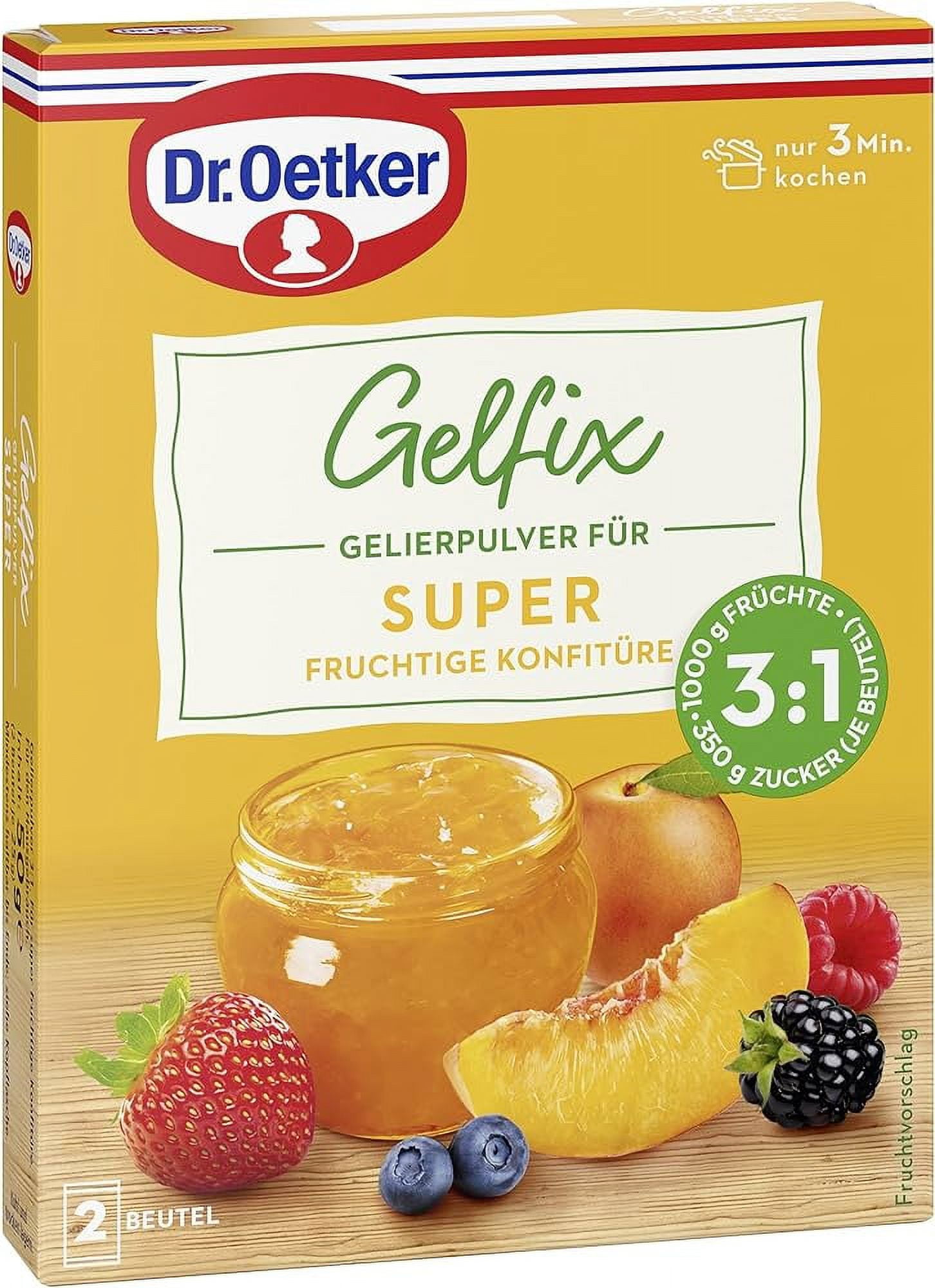 Dr. Oetker Gelfix 3:1 gelling sugar for fruit jellies - Walmart.com