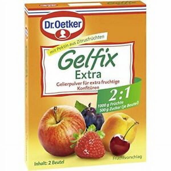 Dr. Oetker Gelfix Extra 2:1 - Gelling Sugar for Fruity, Less Sweet Jams ...