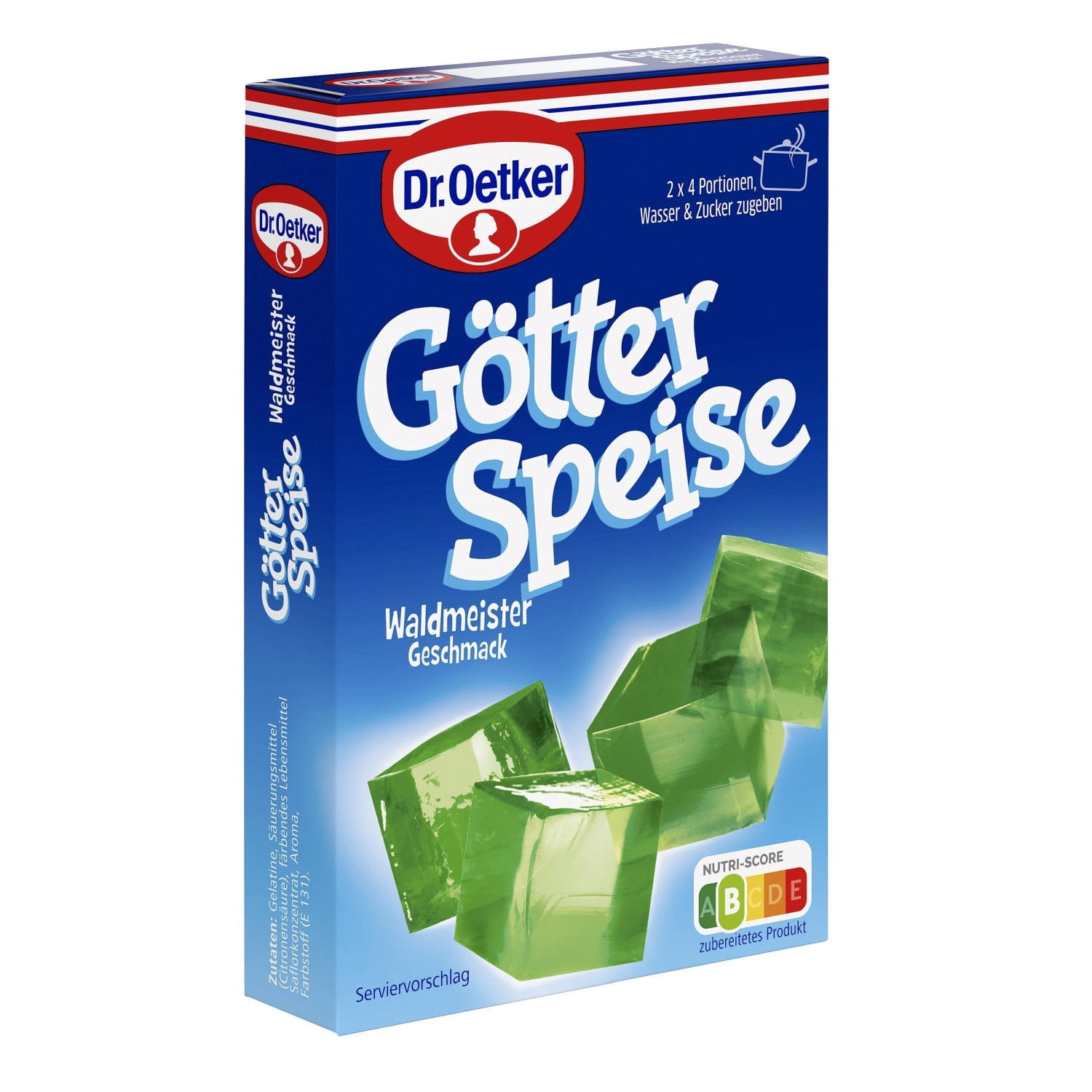Dr. Oetker Gotter Speise jello WOODRUFF flavor ( Waldmeister) - Walmart.com