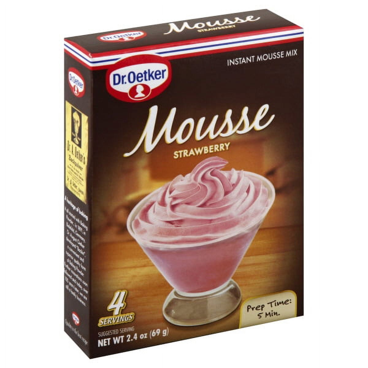 Dr. Oetker Mousse Instant Mousse Mix Strawberry - Walmart.com