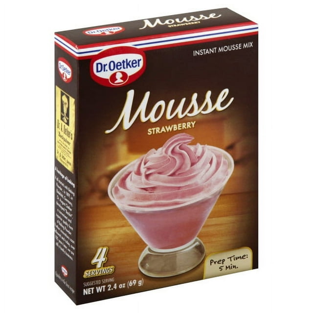 Dr. Oetker Mousse Instant Mousse Mix Strawberry - Walmart.com