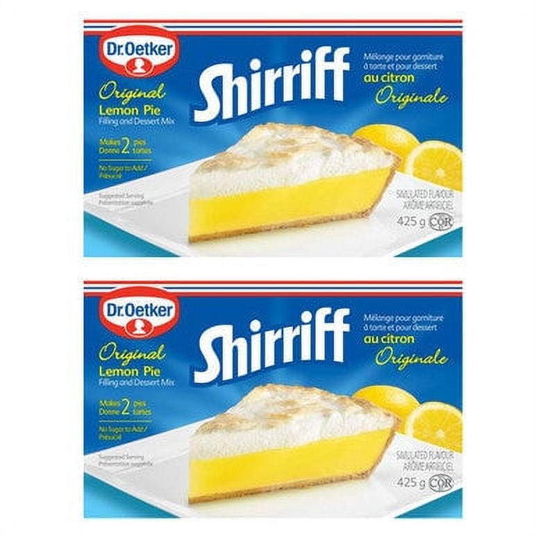 Dr. Oetker Shirriff Lemon Pudding Pie Filling and Dessert Mix, 2-Pack ...