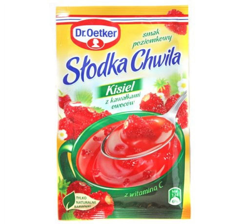 Dr Oetker Slodka Chwila Kisiel Wild Strawberry 5-pack 5x31.5g/5x1.1oz ...