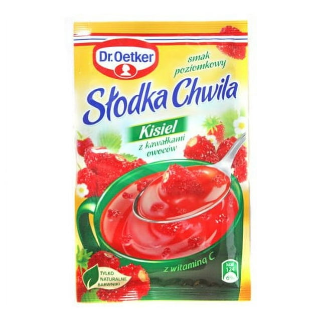 Dr Oetker Slodka Chwila Kisiel Wild Strawberry 5-pack 5x31.5g/5x1.1oz ...