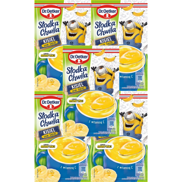 Dr. Oetker Slodka Chwila kisiel BANANA hot jelly dessert 5ct. - Walmart.com
