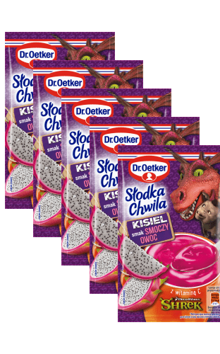 Dr. Oetker Slodka Chwila kisiel DRAGON FRUIT jelly mix -5pc- - Walmart.com