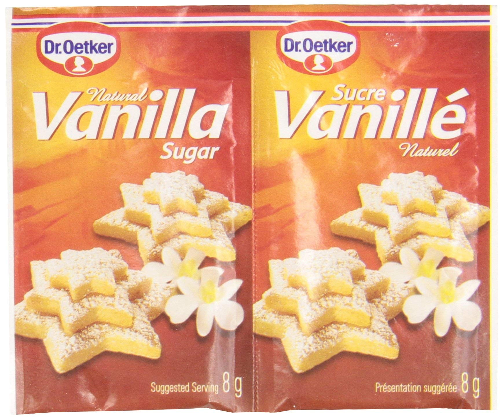 Dr. Oetker Vanilla Sugar - Natural - 6 × 8 G - Walmart.com