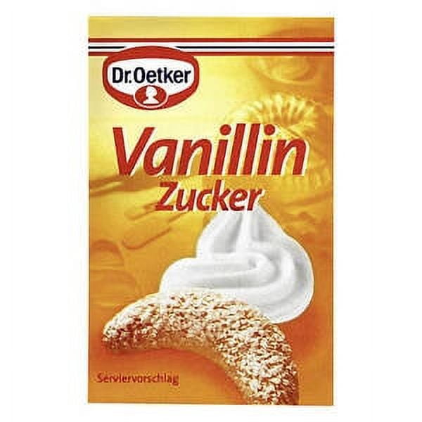 Dr.Oetker Vanilla Sugar (Vanillin Zucker) for Baking, Pack of 5 ...