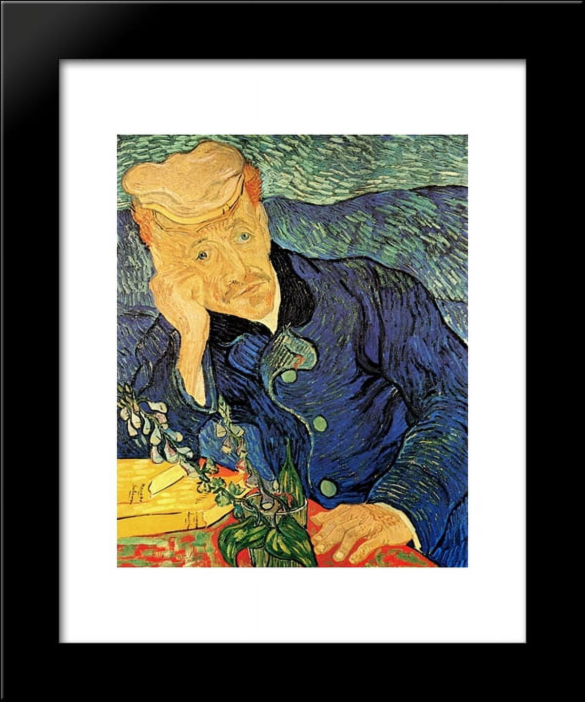 Dr. Paul Gachet 20x24 Framed Art Print by Vincent van Gogh - Walmart.com