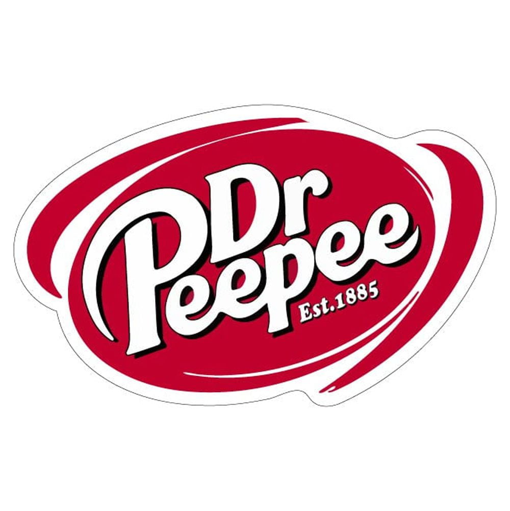 Dr Peepee Vinyl Sticker Decal (3.375" x 9") | Peel & Stick | Funny ...