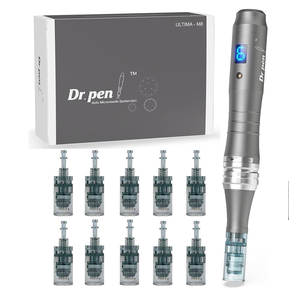 Dr.-Pen Electric M8 Dermapen Pen, Wireless Tool Auto Pen Care Tool Derma Therapy with Skin Care ...
