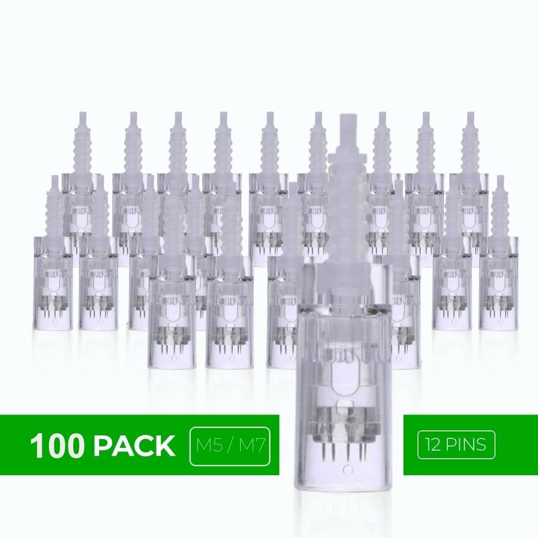 Dr.-Pen M7 A6 N2 M5 Replacement Cartridges 12Pin (100 Pcs) - Walmart.com