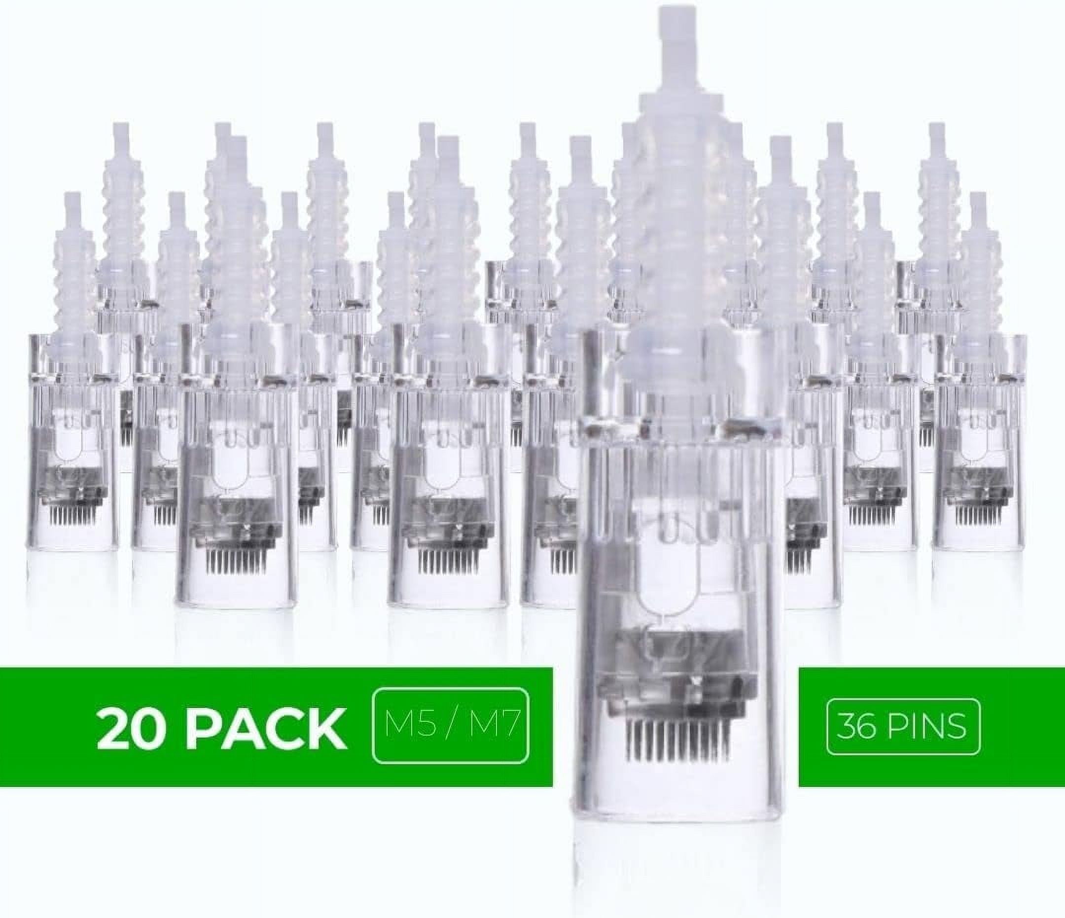 Dr.-Pen M7 N2 M5 A6 Replacement Cartridges - 36Pin (20 Pcs) - Walmart.com