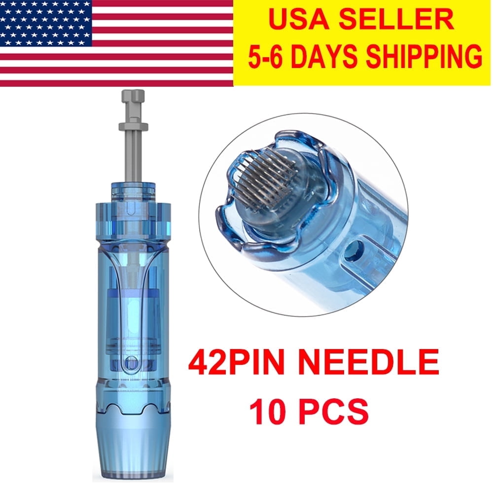 Dr.-Pen M8S Pen Replacement Cartridges (10 Pcs) - 42Pins - Walmart.com