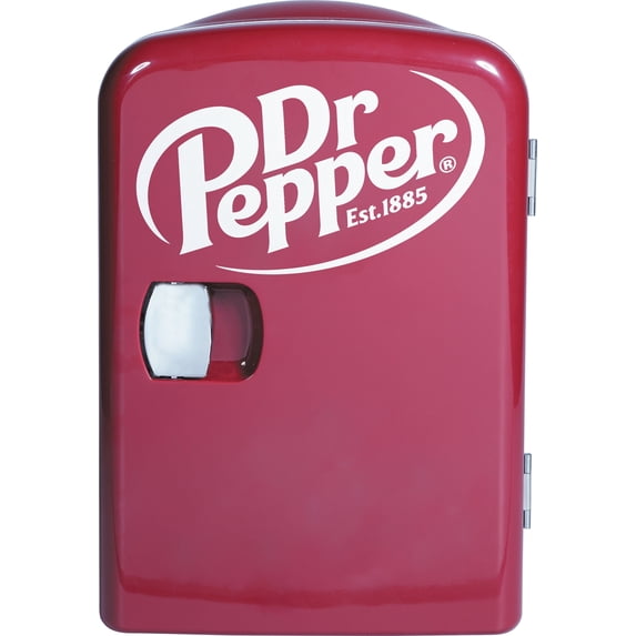 Dr. Pepper, 6 Can Beverage Refrigerator, MIS153DRP, Red - Walmart.com