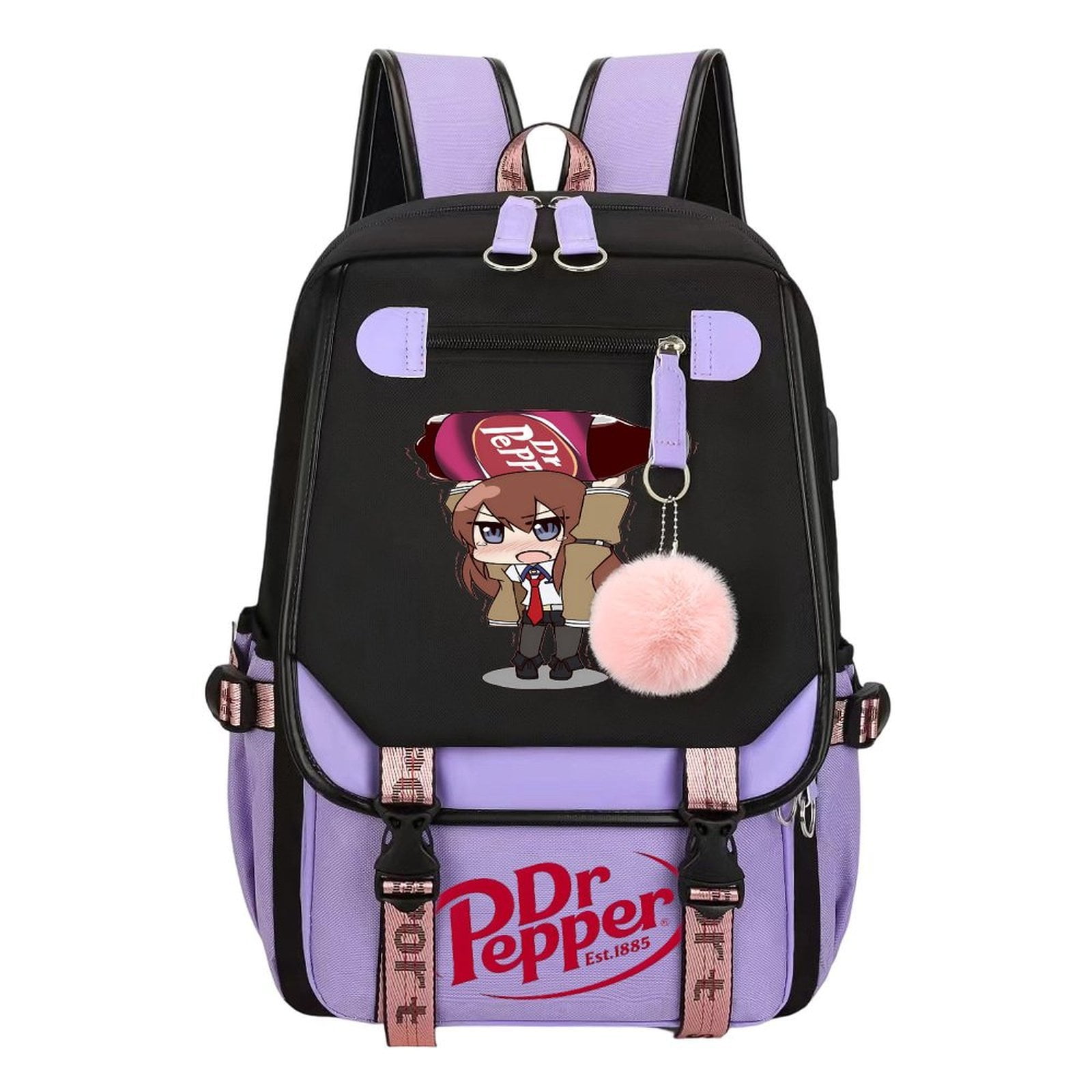Dr Pepper Bag Outdoor Travel Backpack Double Shoulder Bag School Bag ...