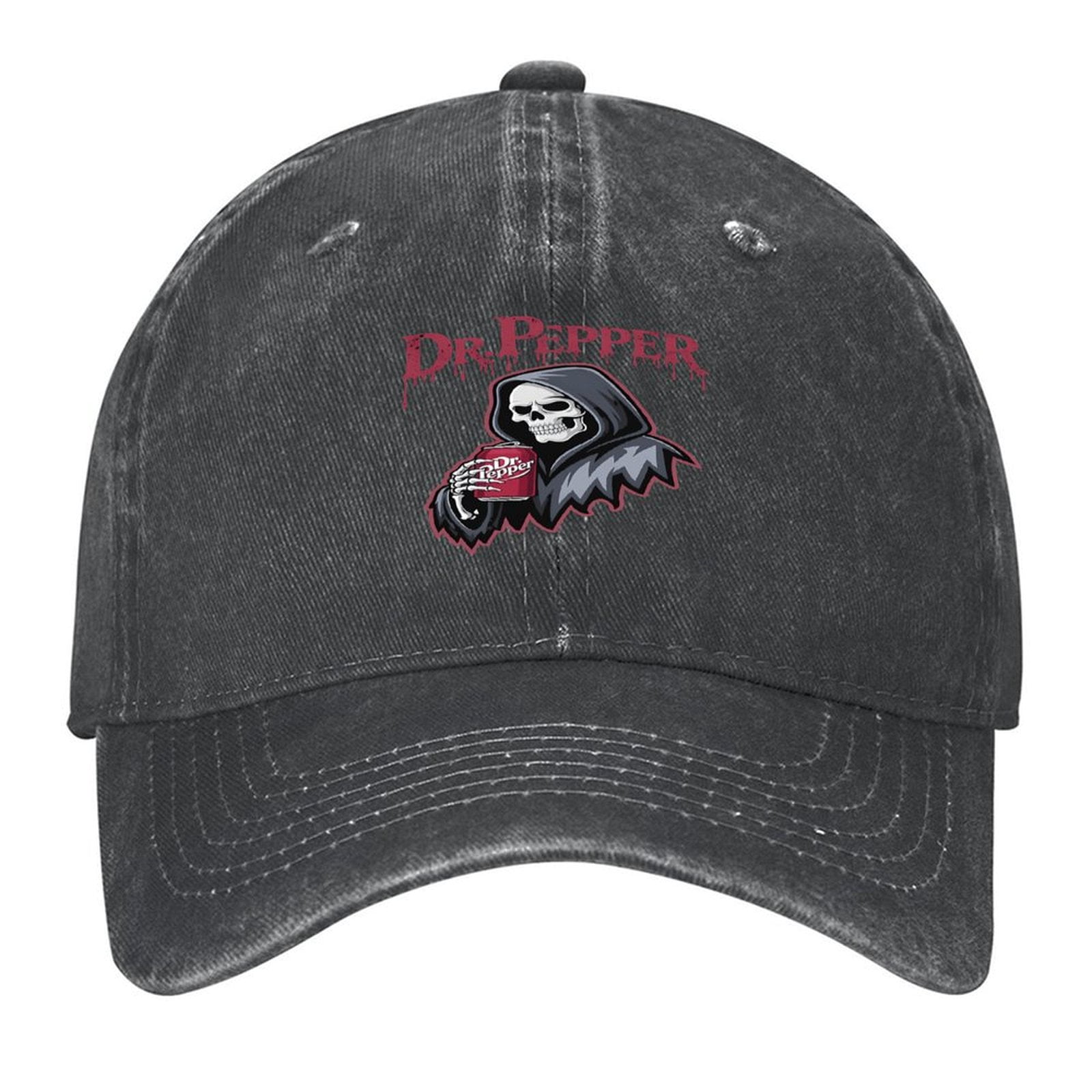 Dr Pepper Baseball Cap Water-Washed Denim Cap Comfortable And ...