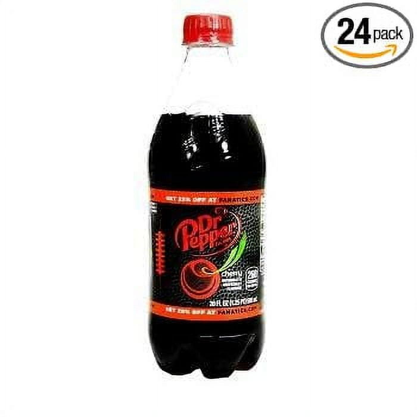 Dr Pepper Cherry Regular, Refreshing Unique Soda Experience, 20 Ounce ...