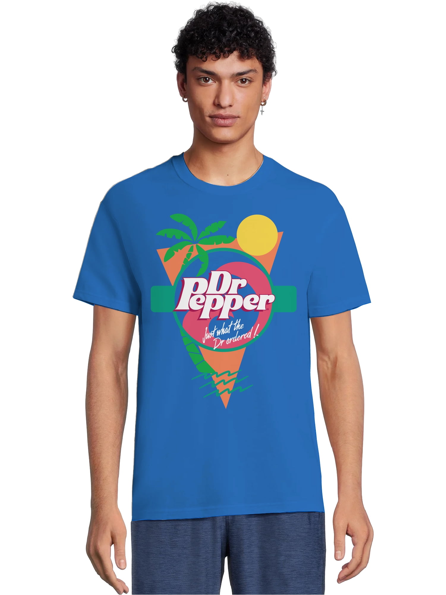 Dr. Pepper Club Men's & Big Men's Graphic Tee Shirt, Sizes S-3XL ...