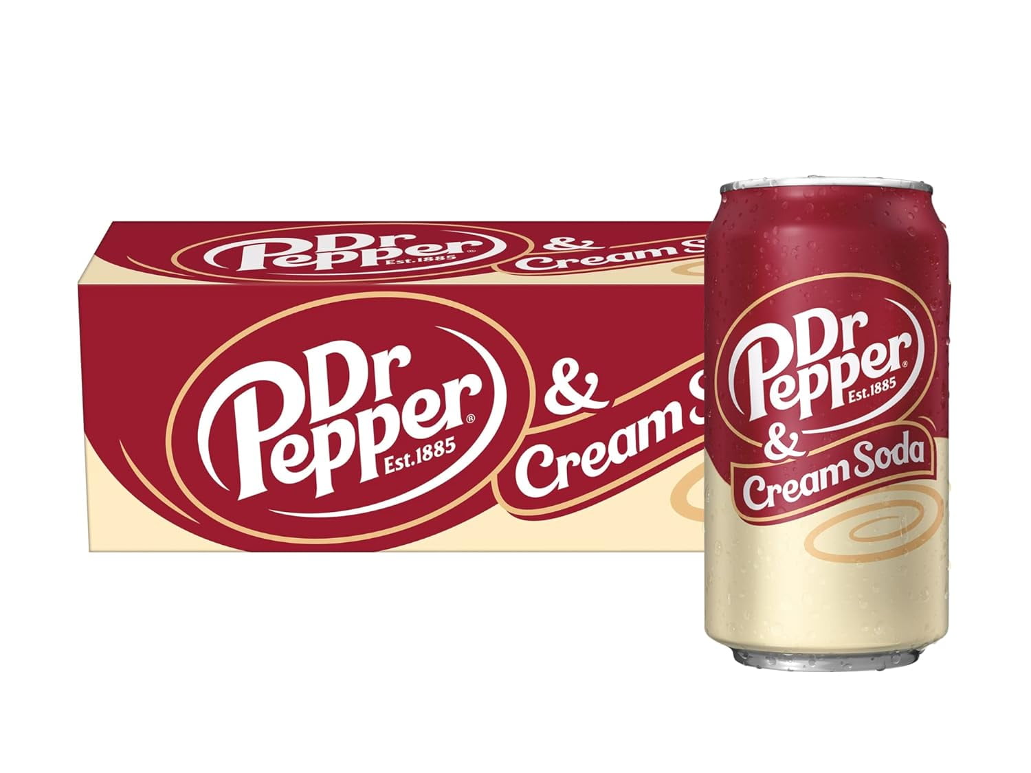 Dr. Pepper Cream Soda 12 Ounces Bundled by Louisiana Pantry (Cream Soda ...
