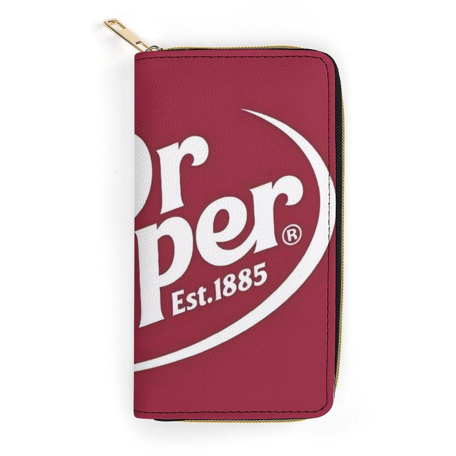Dr.Pepper Cute Cartoon zippered PU card holder wallet 19.7x10.5cm ...