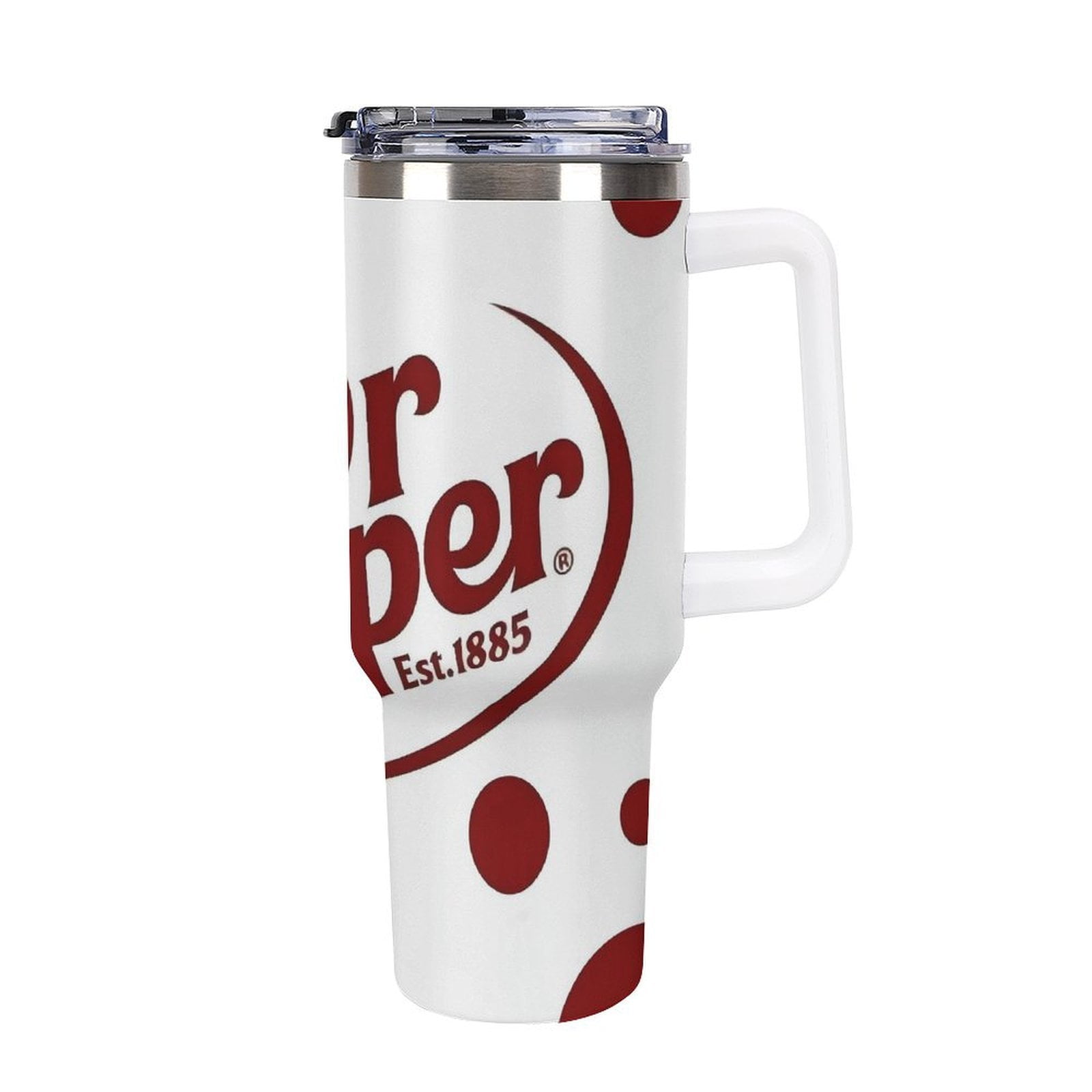 Dr.Pepper Cute cartoon car mug travel mug with handle and straw 40oz ...
