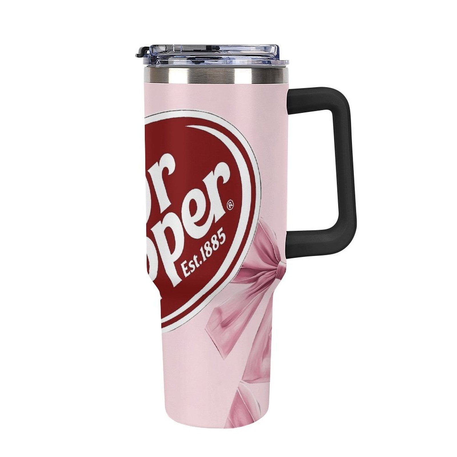 Dr.Pepper Cute cartoon car mug travel mug with handle and straw 40oz ...