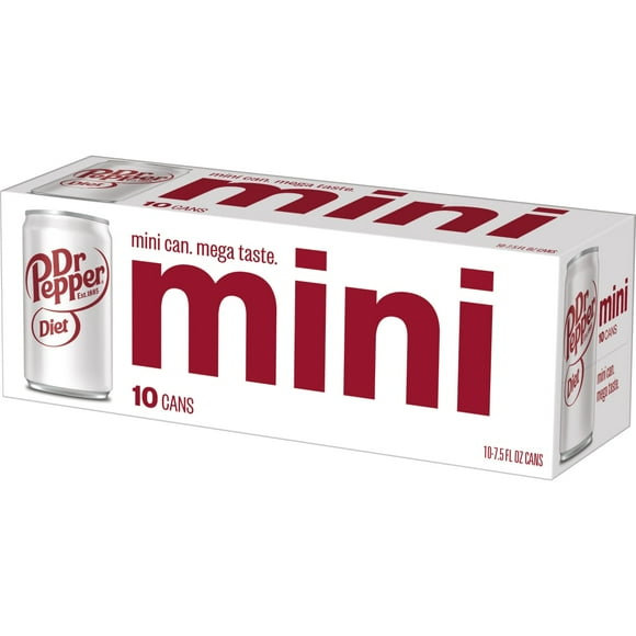 Dr. Pepper Mini Cans in Soda Pop - Walmart.com