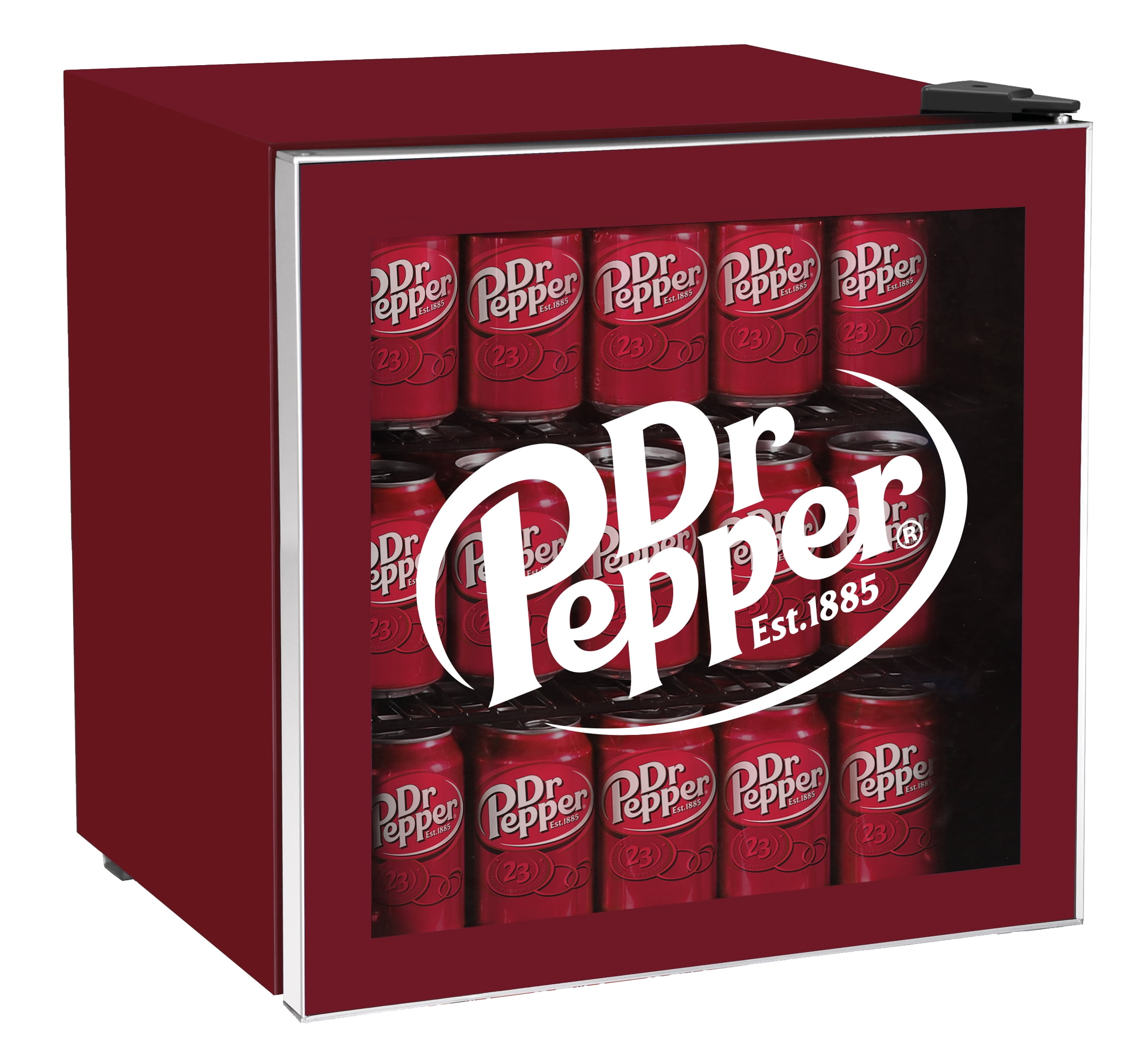 Dr. Pepper Glass Door Compact Refrigerator, Red - Walmart.com