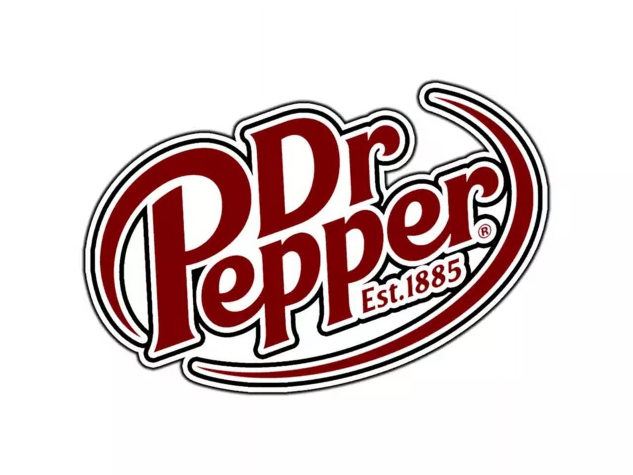 Dr. Pepper Logo Waterproof Sticker Phone Decal Water Bottle Stickers ...