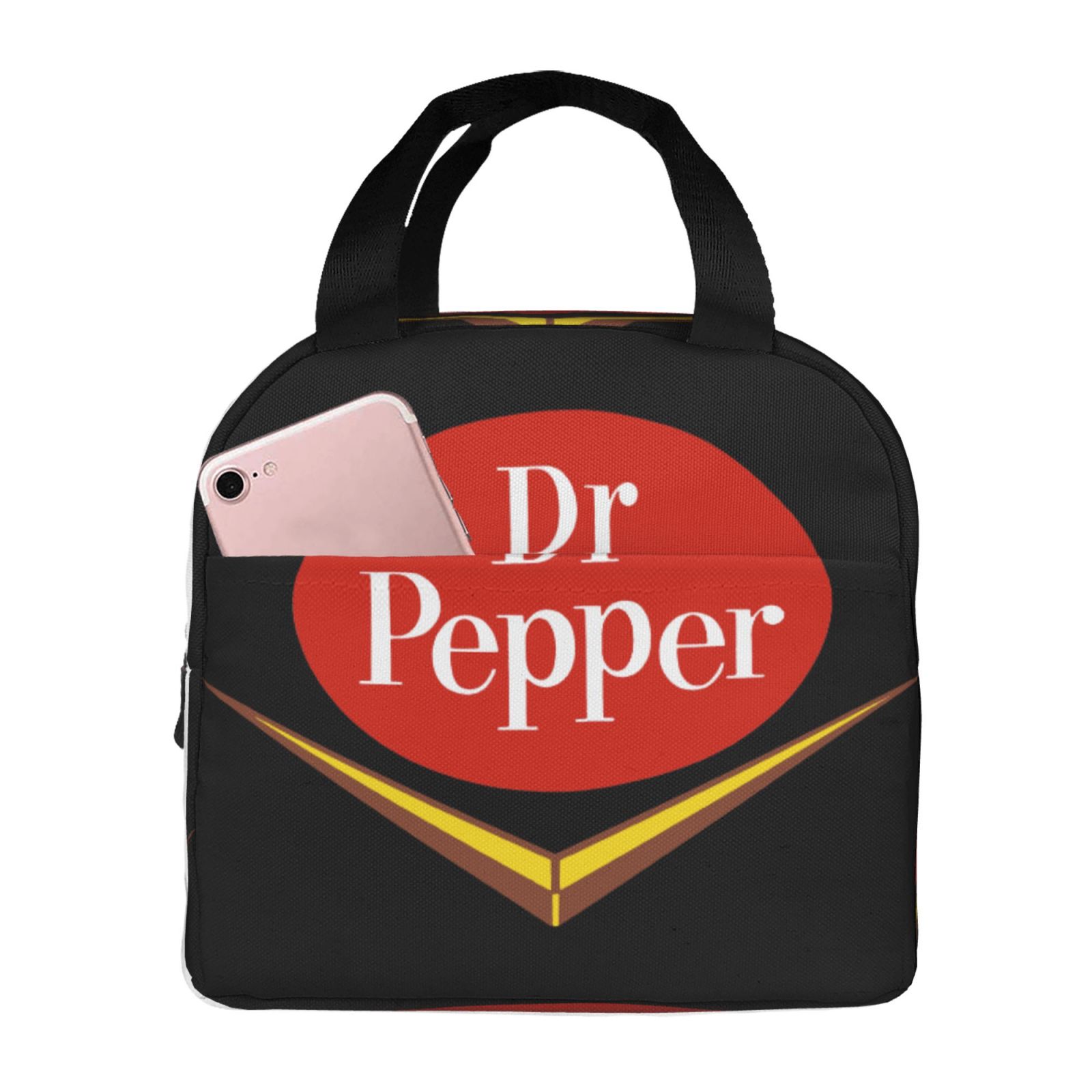 Dr Pepper Lunch Bag Lunch Box For Women Men Reusable Insulated Lunch ...